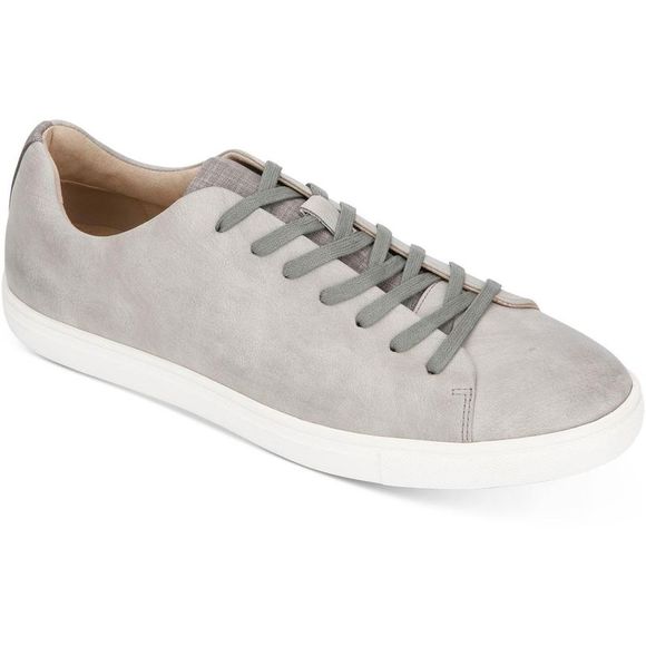 Unlisted | Shoes | Unlisted Mens Stand Gray Leather Tennis Casual And ...